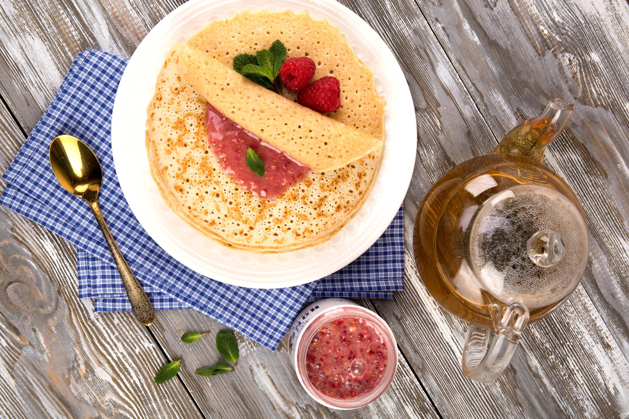 Super easy 20 min Crepes made with beer. – Apiterra, Inc